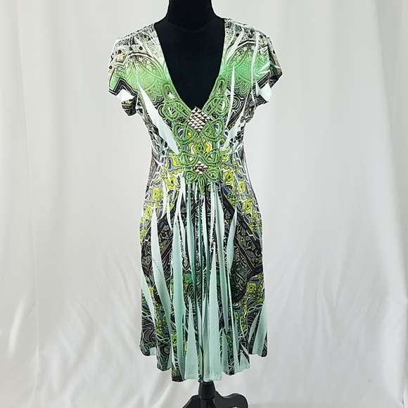 ONE WORLD | Dresses | One World Women S Dress Short Sleeve Below Knee ...